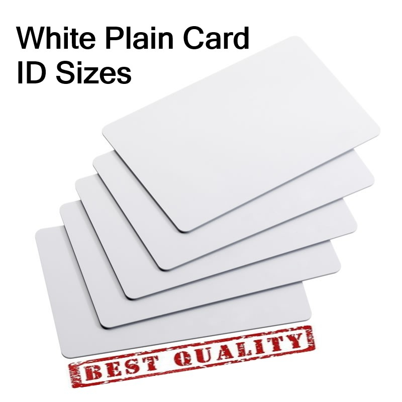 White Plain ID Card (No RFID) Kad Nama | Shopee Malaysia