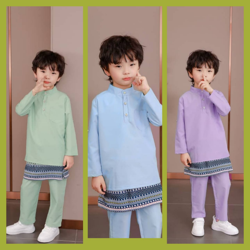 MOODA KIDS BAJU MELAYU PREMIUM RAYA 2023 | Shopee Malaysia