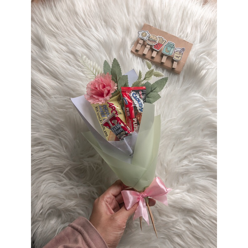 bouquet bajet/goodies/cenderamat/doorgift - min order 15pcs | Shopee ...