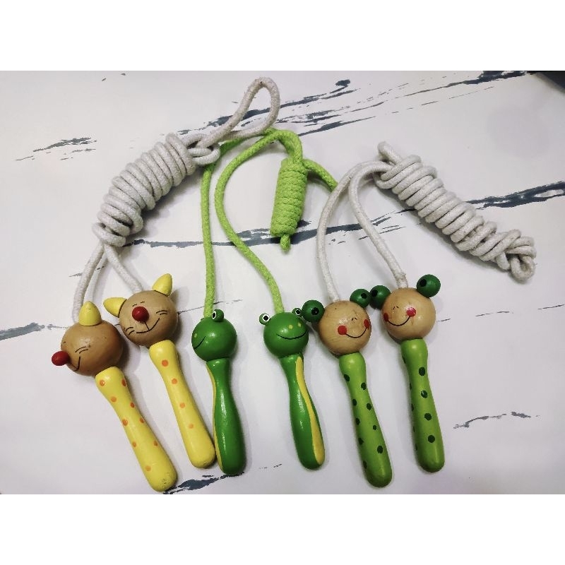Wooden skipping rope | Shopee Malaysia