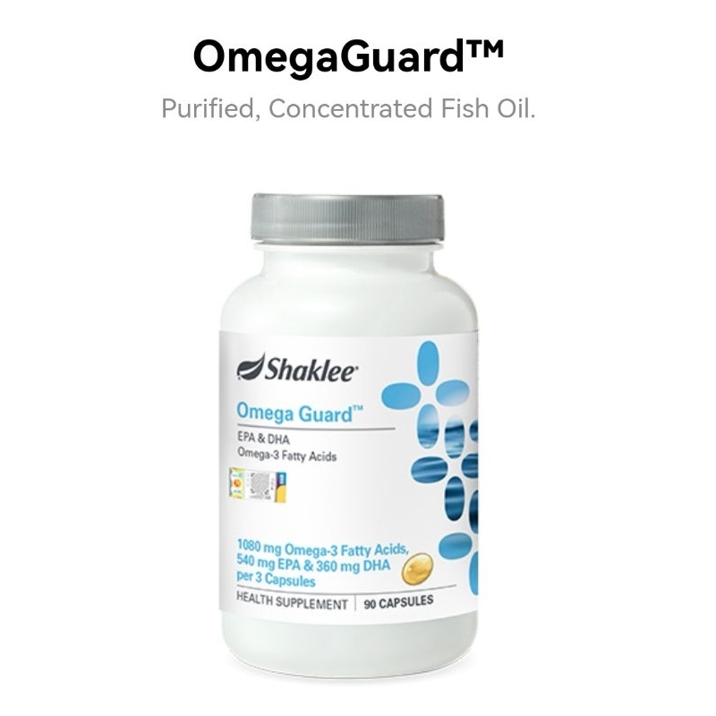 Shaklee Omega Guard (Fish Oil) | Shopee Malaysia