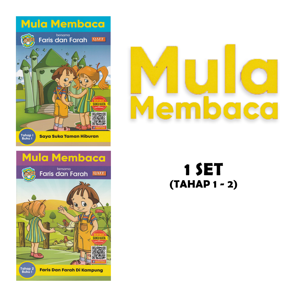 EDUKID | CHILDREN BOOK | MARI MEMBACA BERSAMA FARIS DAN FARAH (CHILDREN ...