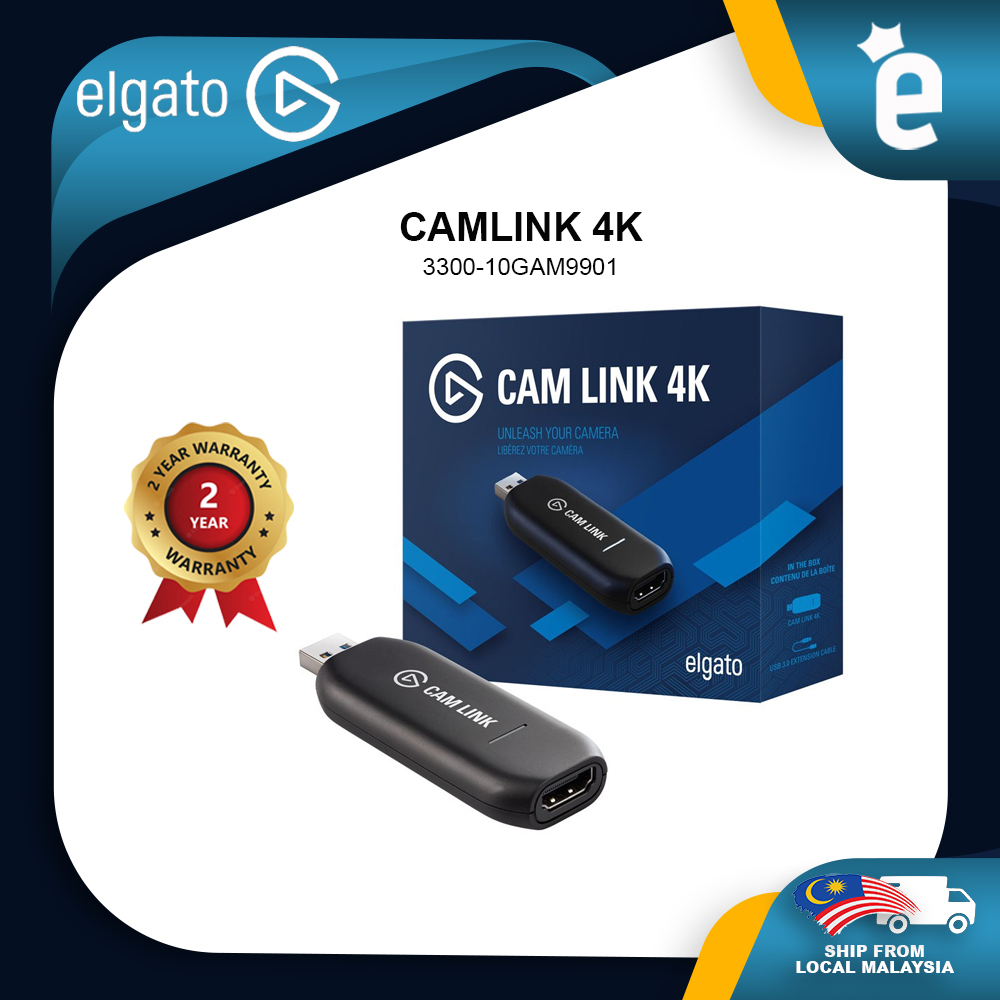 Elgato Cam Link 4K - Camera Recording Adapter for PC | Shopee Malaysia
