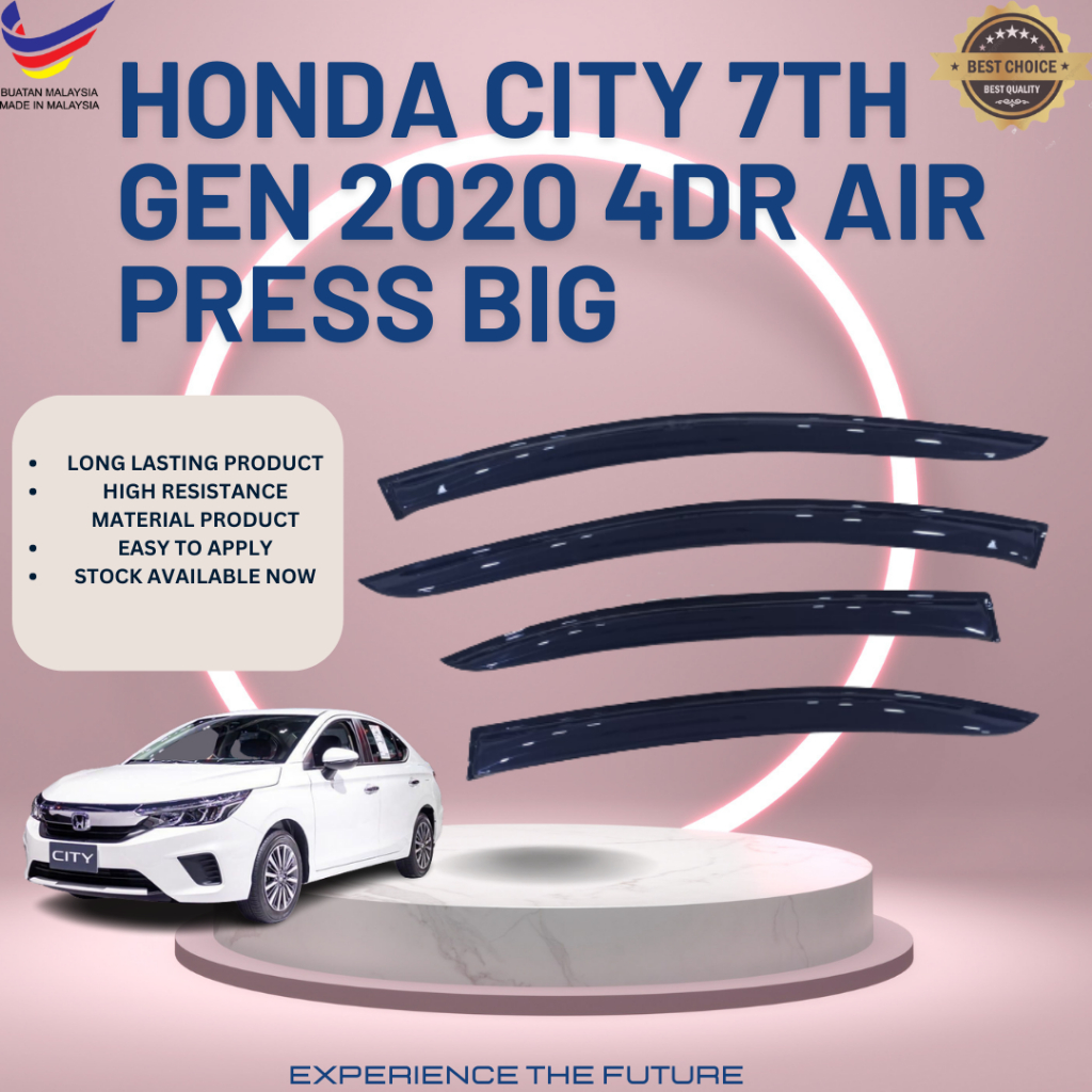 HONDA CITY 7TH GEN 2020 DOOR VISOR | Shopee Malaysia