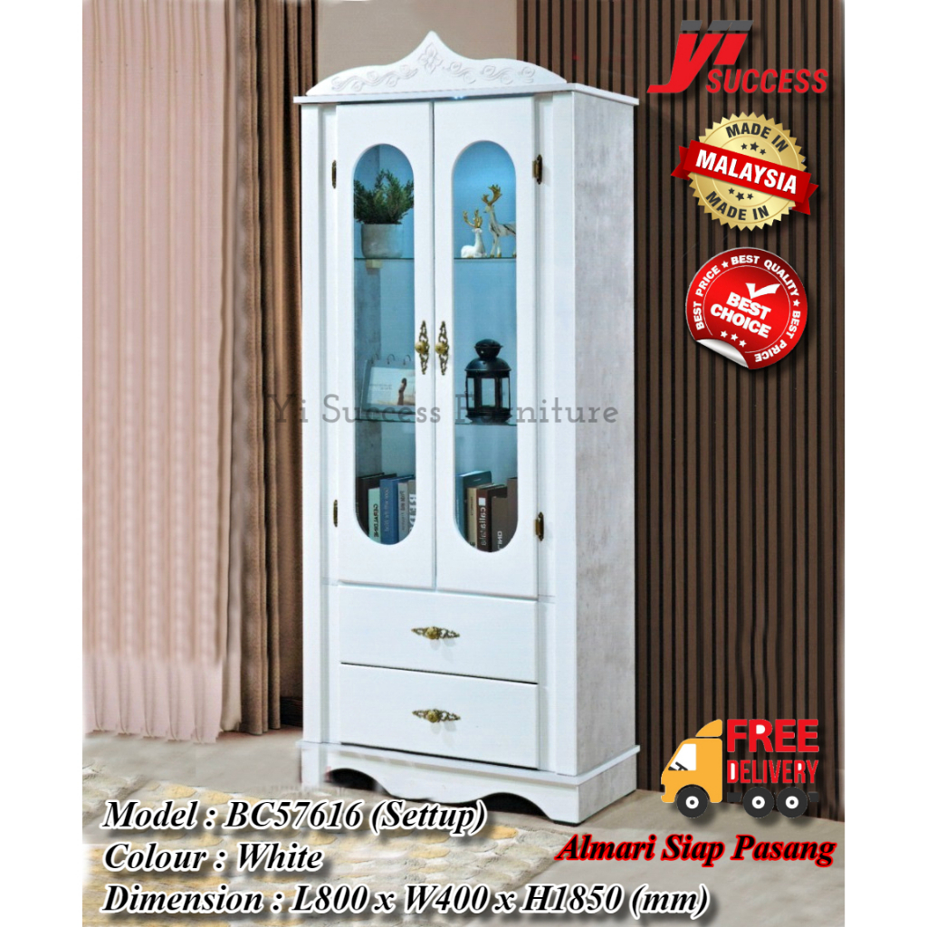 Yi Success Almari Hiasan Corner / Hall Cabinet / Corner Display Cabinet ...