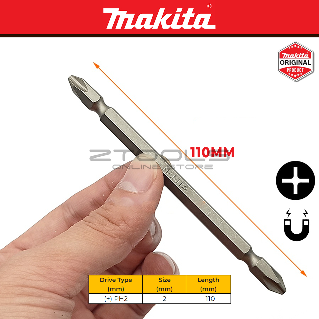 (1pc) Makita PH2 Screwdriver Bit | Hex Shank Philips Head Screw Bit ...