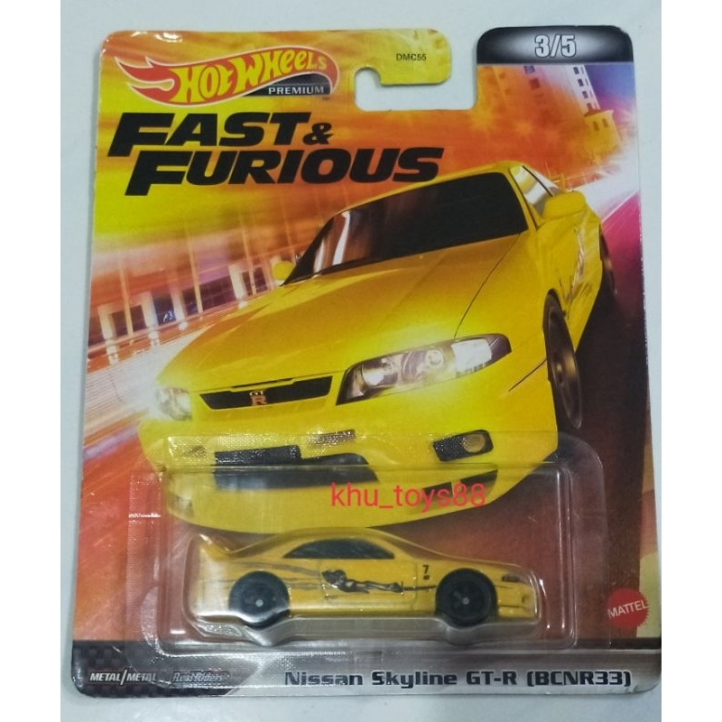 HOT WHEELS NISSAN SKYLINE R33 / HOT WHEELS FAST & FURIOUS NISSAN ...