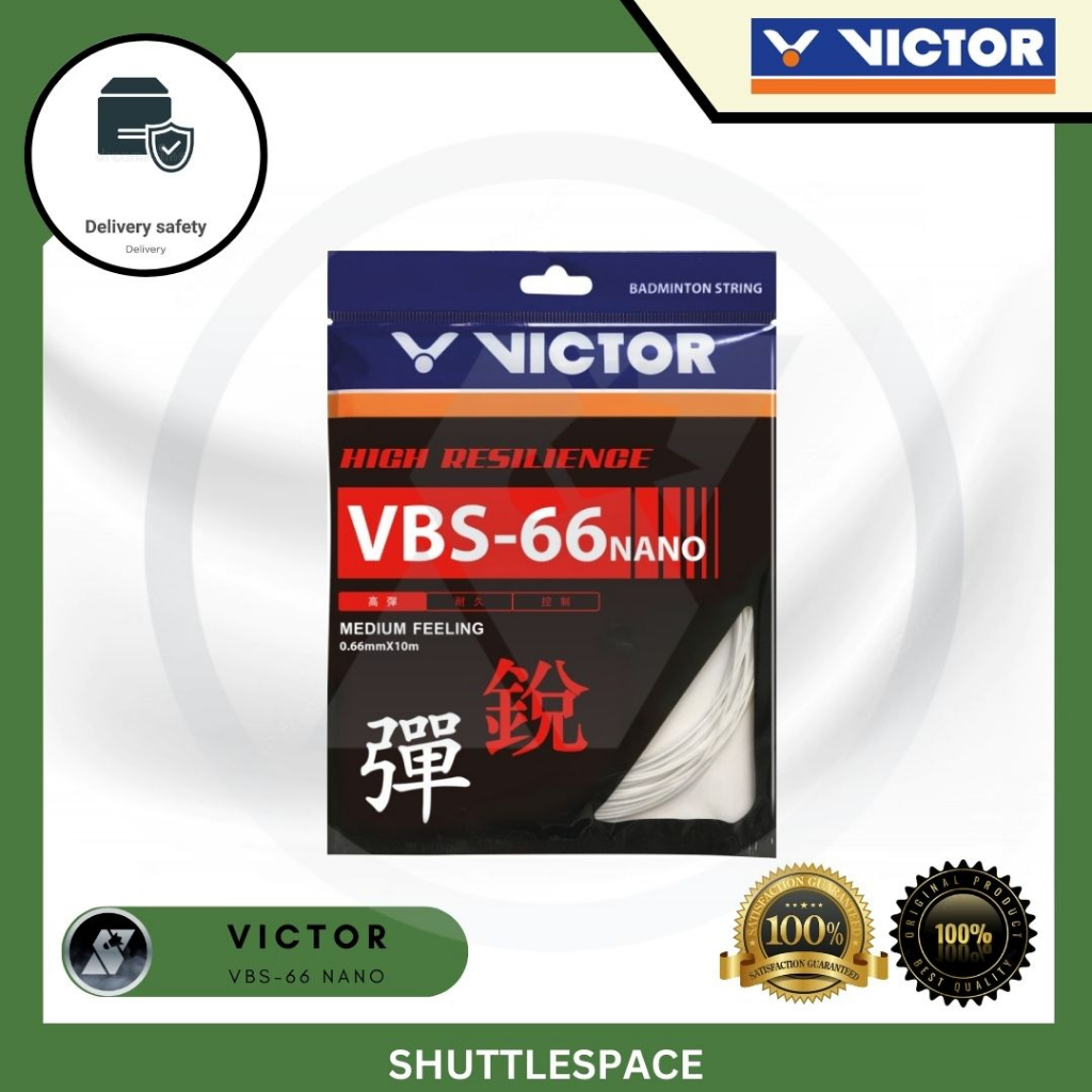 VICTOR VBS-66 NANO BADMINTON STRING | Shopee Malaysia