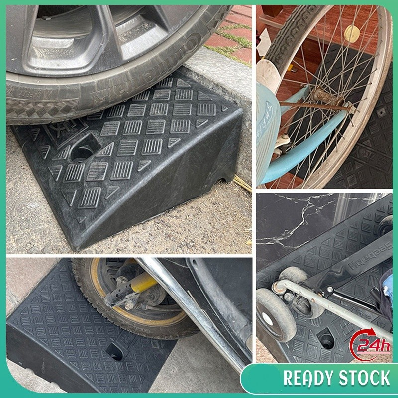 【COD】Car Kerb Ramp Mat Curb Ramp Pad Heavy Duty Ramp Motorcycle Ramp ...