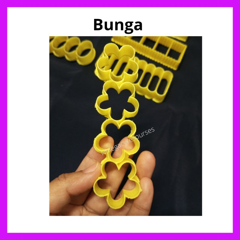 Penerap Biskut Penekan Biskut Cookies Cutter Acuan Biskut Cookies Mould ...