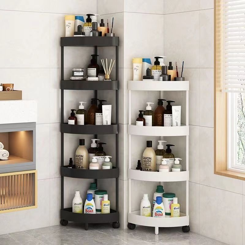 Rak Plastik Bertingkat Sudut Multi Tier Corner Rack with Wheels ...