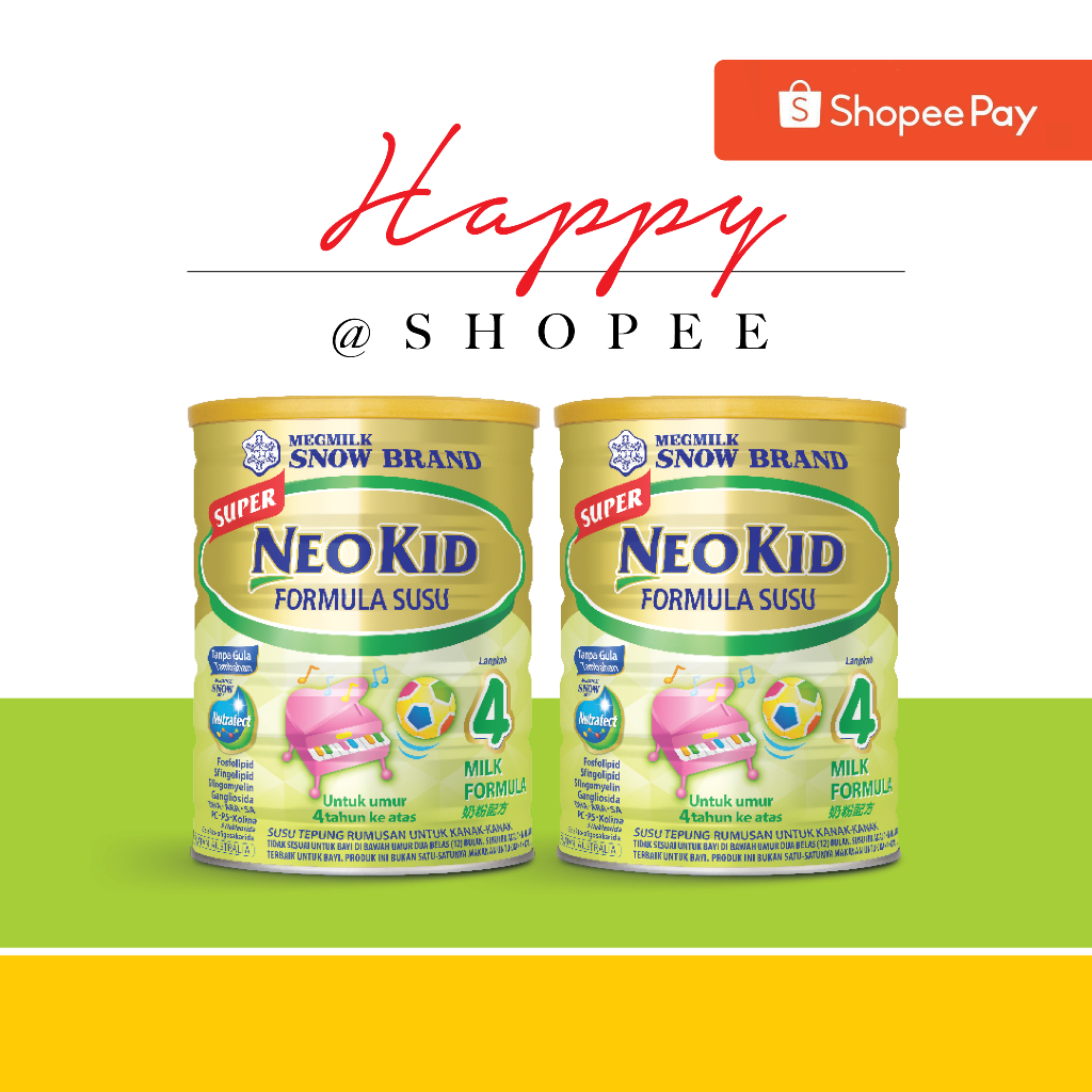 RM62.10/TIN WITH CASHBACK Snow Brand Super Neo Kid Step 4 Growing-Up ...