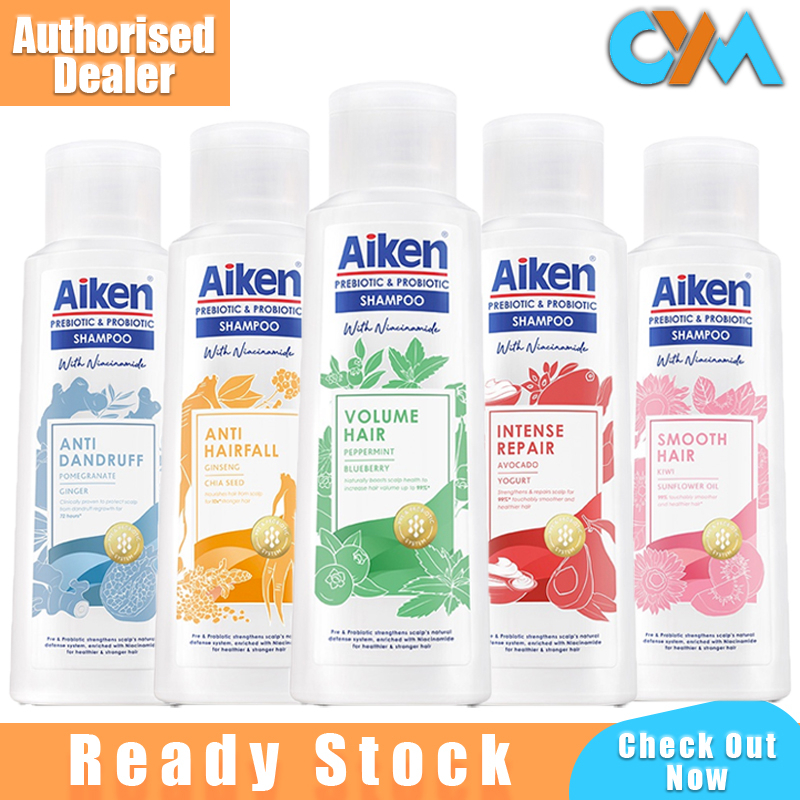 Aiken Syampu Smooth Rambut 350g Hair Shampoo Anti Hairfall Dandruff ...
