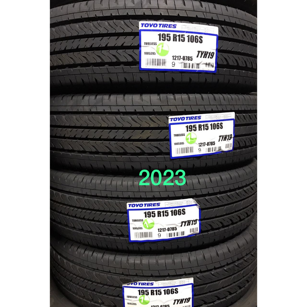 195R15 195 15 TOYO TYH19 car tyre tire kereta tayar van tayar Wheel Rim 15 inch | Shopee Malaysia