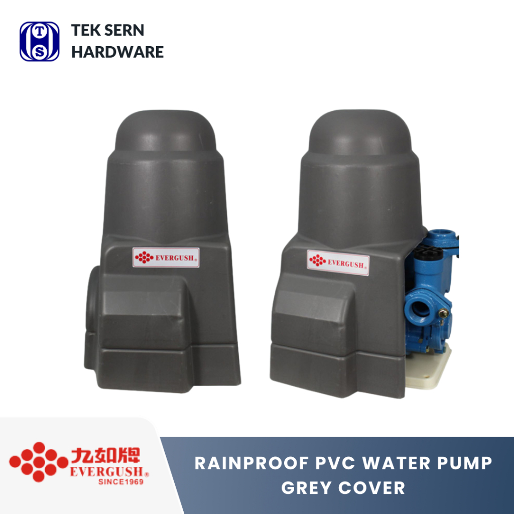 Rainproof PVC Water Pump Dark Grey Cover for EVERGUSH V-SERIES V460AHJ ...