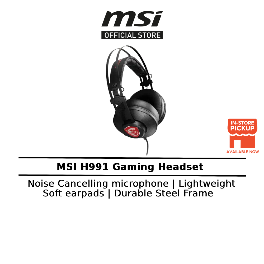 MSI H991 Gaming Headset | Shopee Malaysia