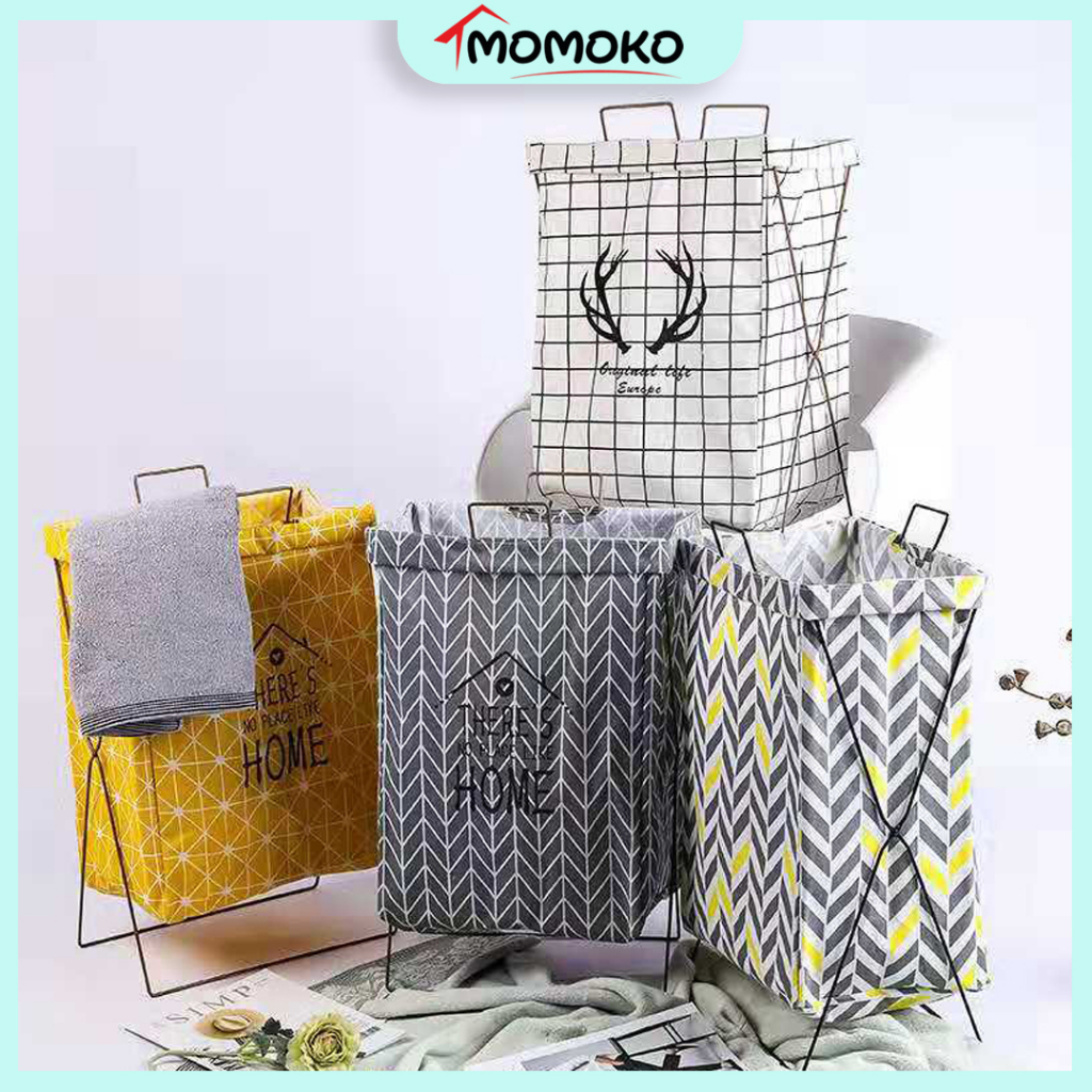 MMK Laundry Tool Stand Basket Laundry Basket 60L With Handle Toy ...