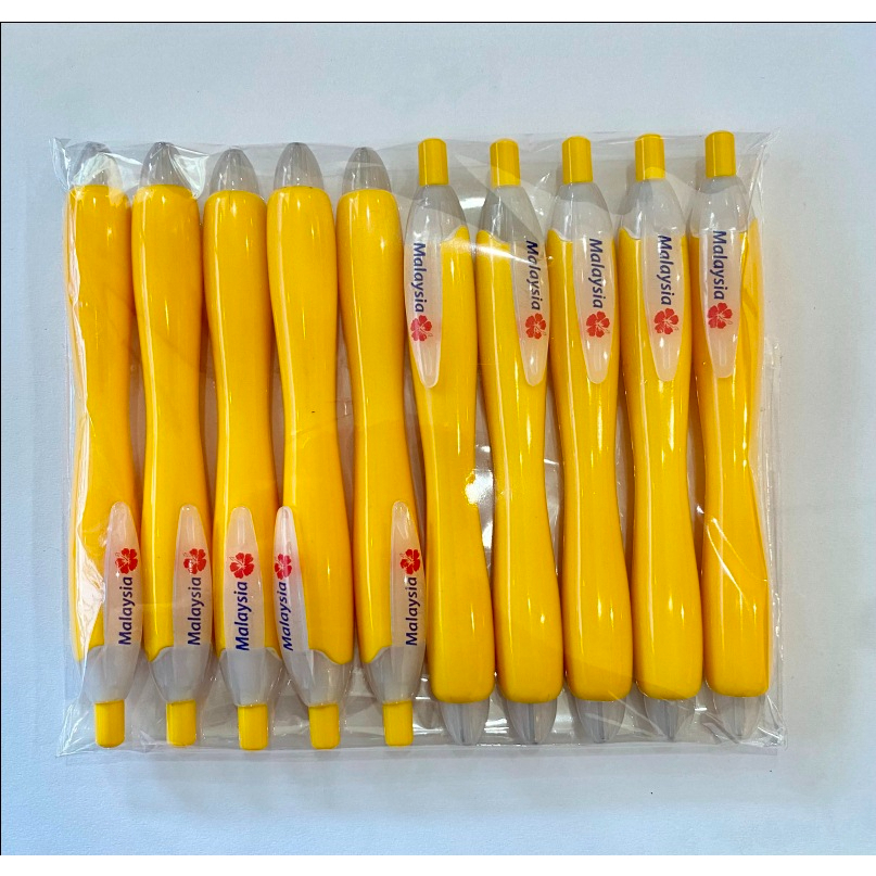 JALUR GEMILANG - BUNGA RAYA 10pcs Promo Pack Black Ink Ball Pen with ...