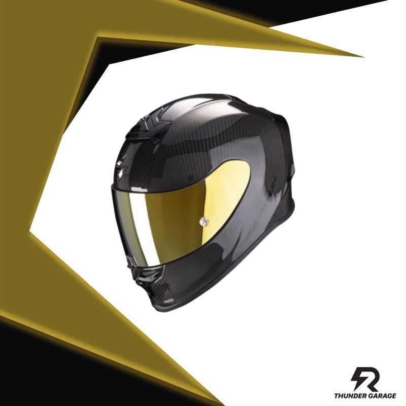 Scorpion Exo R1 Evo Carbon Air Solid Full Face Helmet (Original 100% ...