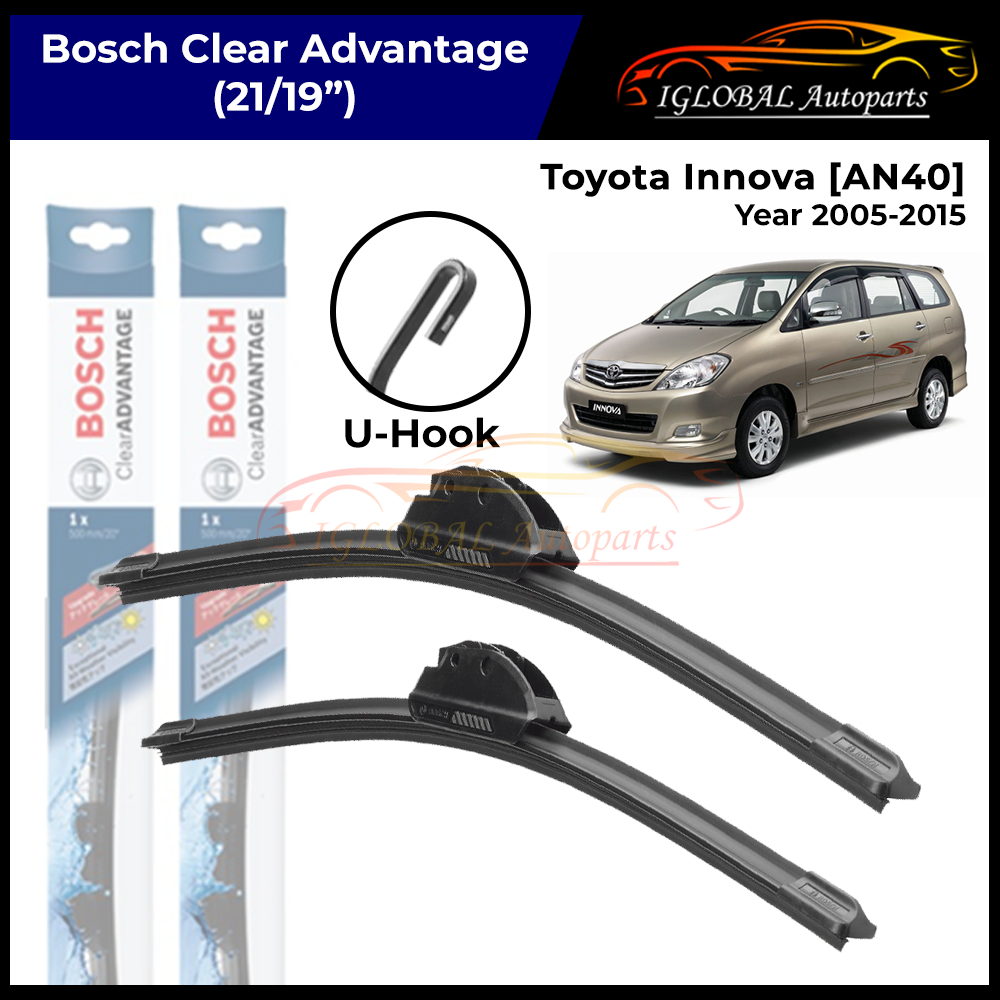 Toyota Innova [AN40] Year 2005-2015 Windshield Wiper Bosch Clear ...