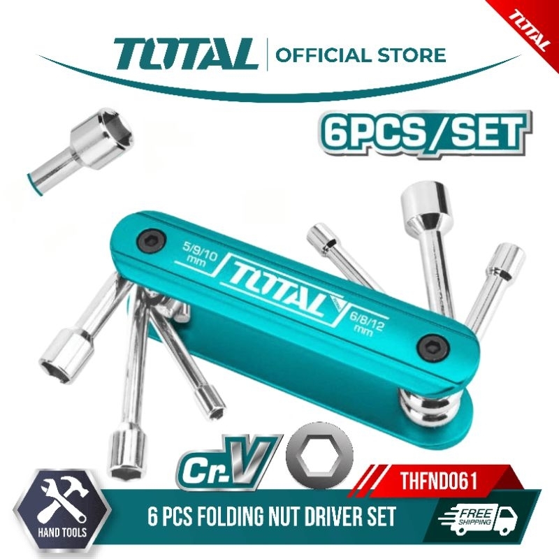 Total Folding Nut Driver Set (6Pcs) THFND061 | Shopee Malaysia