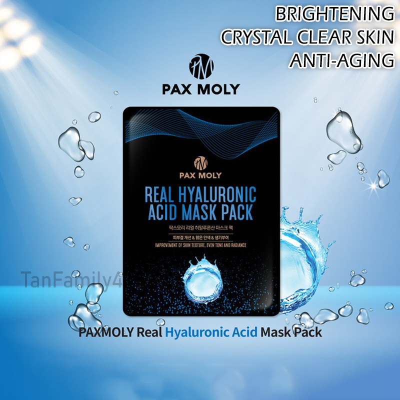 Pax Moly Real Mask Pack (1's) Anti-aging Whitening Facial Face Mask ...