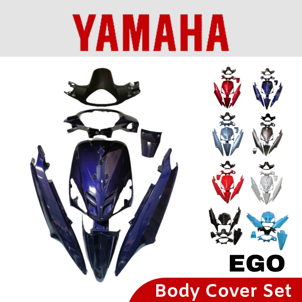 YAMAHA EGO Body Cover Set Coverset Body Kit Color Parts Part Coverset CBP Light Blue Black ...