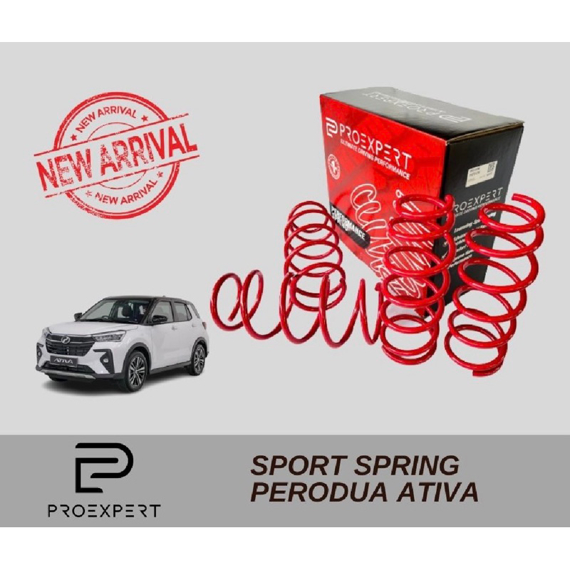 PERODUA ATIVA LOWERED SPRING PROEXPERT | Shopee Malaysia