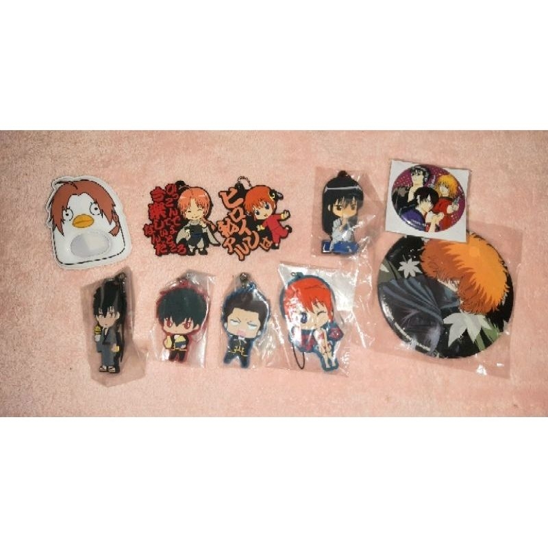 CLEARANCE 10 pcs Original Anime Gintama Merchandise set | Shopee Malaysia