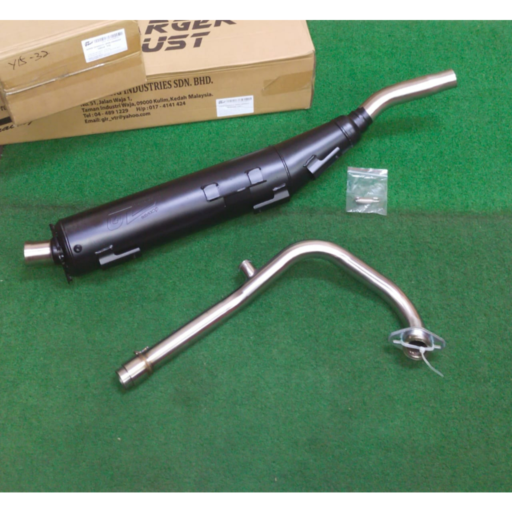 GL RACING (SUPER TURBO ) STANDARD CUTTING OPEN EXHAUST PIPE ( 32mm & 38 ...