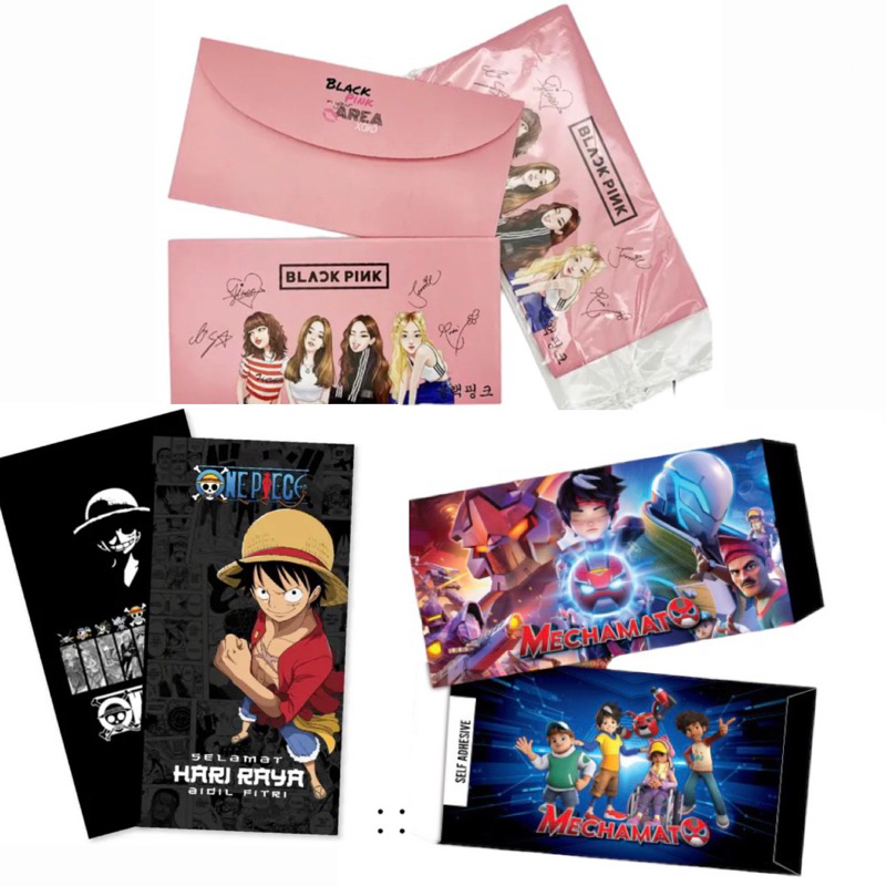 SAMPUL RAYA BLACKPINK ANIME ONE PIECE DRAGONBALL NARUTO DEMON SLAYER ...