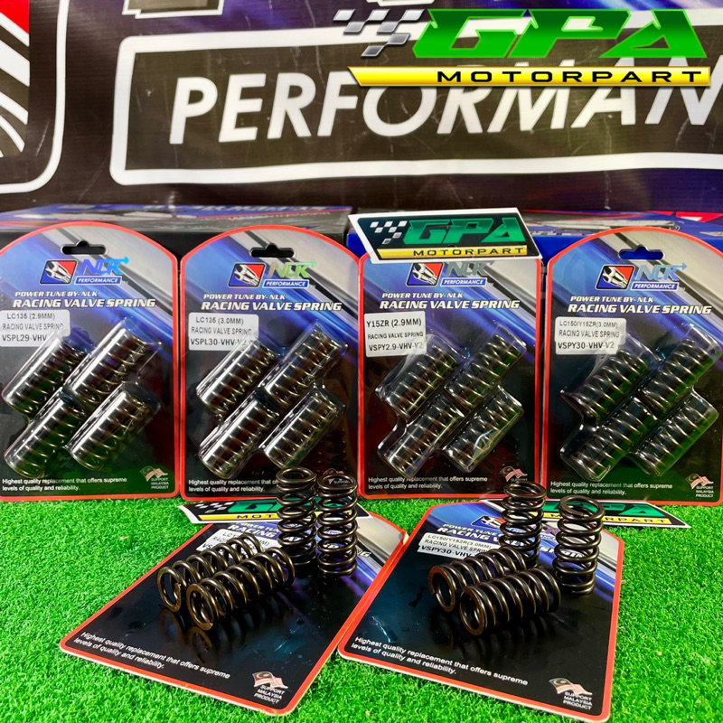 NLK PERFORMANCE RACING VALVE SPRING V2 VHV MATERIAL LC135 Y16ZR Y15ZR 3 ...