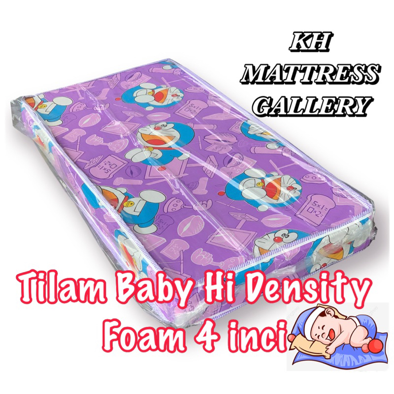 TILAM BABY COT COMEL HI-DENSITY FOAM KARTUN CARTOON NEW BORN BABY ...