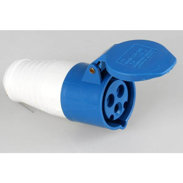 CEE INDUSTRIAL COUPLER/CONNECTOR 16AMP X 3PIN ( BLUE ) | Shopee Malaysia