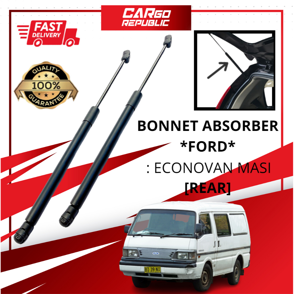 Ford Econovan Maxi Bonnet Absorber [Rear] Belakang (Left&Right) Good ...