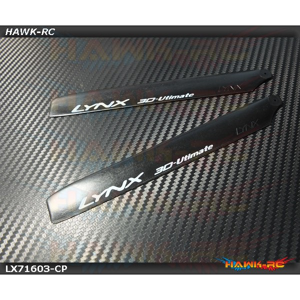 LYNX Carbon-Plastic Main Blade 160mm Black 180CFX micro rc helicopter ...