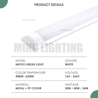 [Sirim] Philips Linear 18W LED Batten Light 4ft 2ft Strip Lights Tube ...