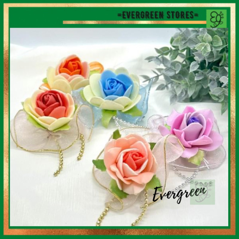 Handmade Corsage Siap Pin/ Bunga Rewang/ Bunga Kahwin / Bunga Rosek ...