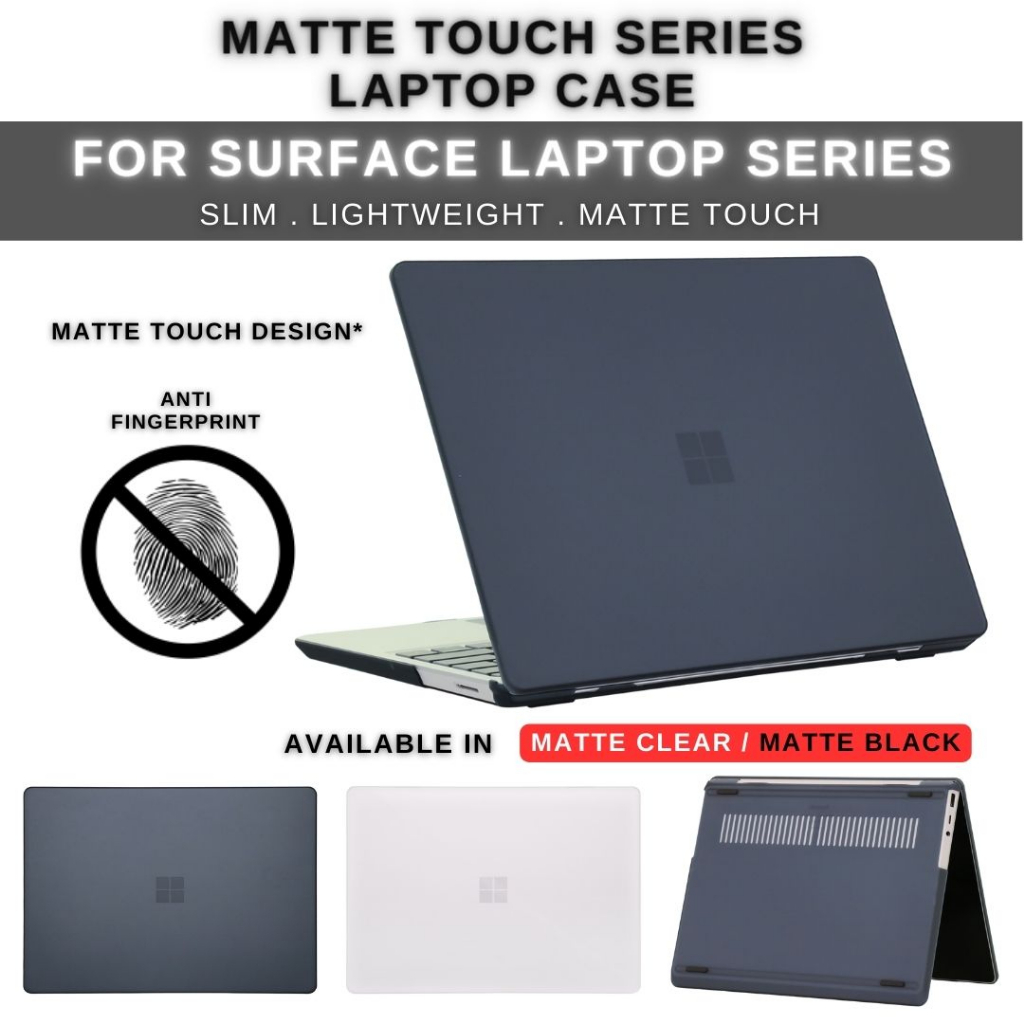 Matte Touch Smooth Hard PC Case Cover Casing for Microsoft Surface ...