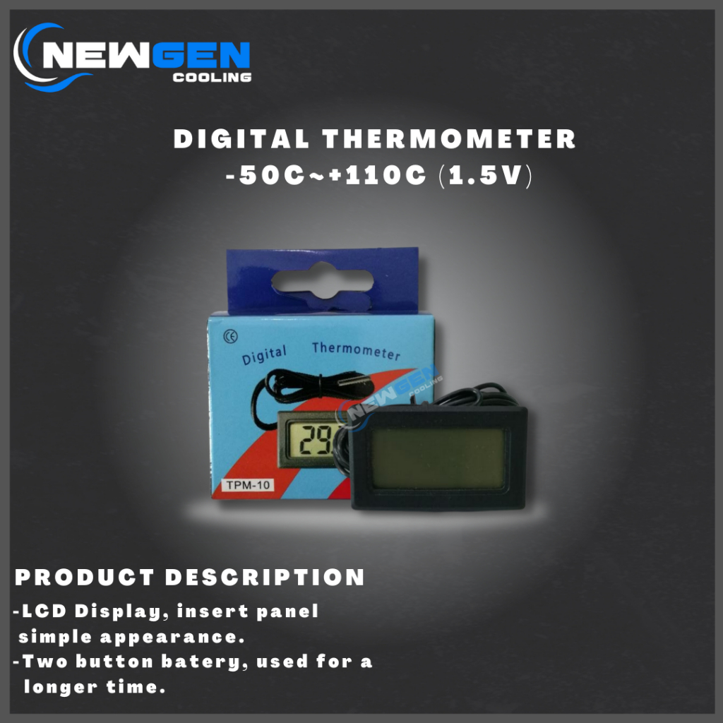 DIGITAL THERMOMETER -50C~+110C (1.5V) | Shopee Malaysia
