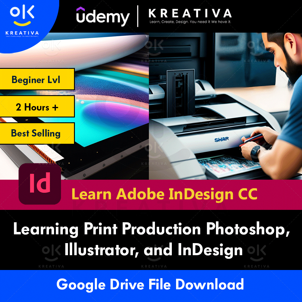 Indesign Video Course-Learning Print Production Photoshop, Illustrator ...