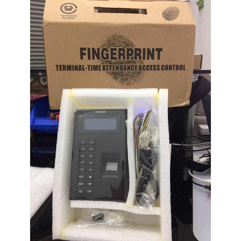 FINGERPRINT TERMINAL-TIME ATTENDANCE ACCESS CONTROL NU-1200T | Shopee ...