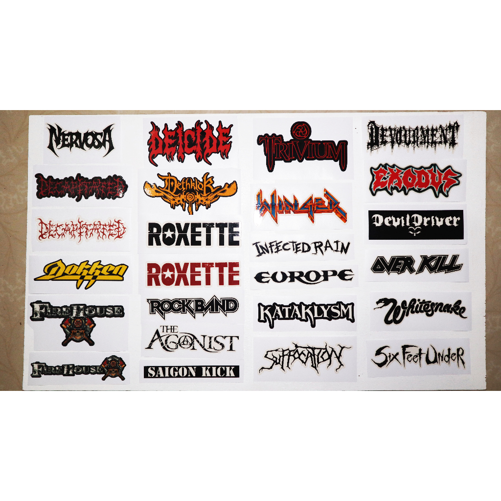 Metal / Rock Mirrorcote Stickers + Laminate (Glossy) V2 | Shopee Malaysia