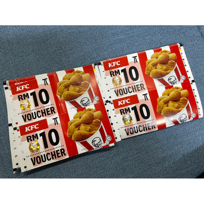 KFC VOUCHER RM10 EXPIRY 2024（1pcs) | Shopee Malaysia