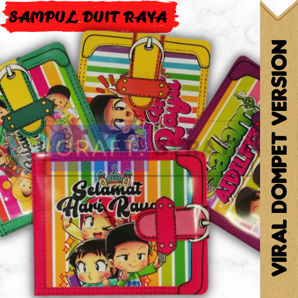 [SAMPUL RAYA] Sampul Duit Raya 2025 | Sampul Dompet Raya Wallet Long ...