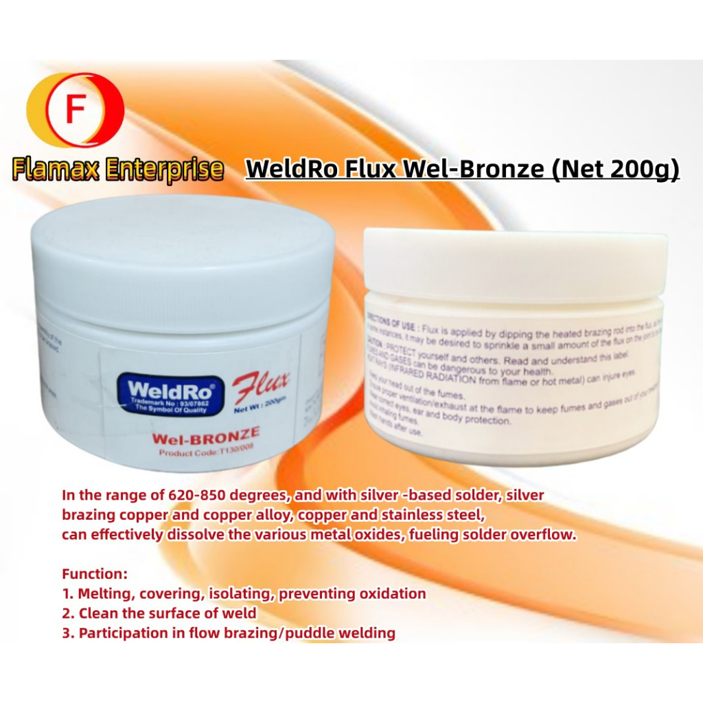 WeldRo Wel-Bronze Flux (Net 200g) | Shopee Malaysia