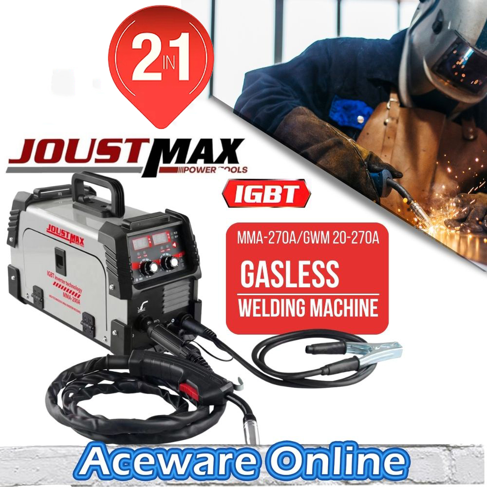 MMA-270A/GWM 20-270A 2 in 1 MIG Gasless Welding Machine Welding Set ...