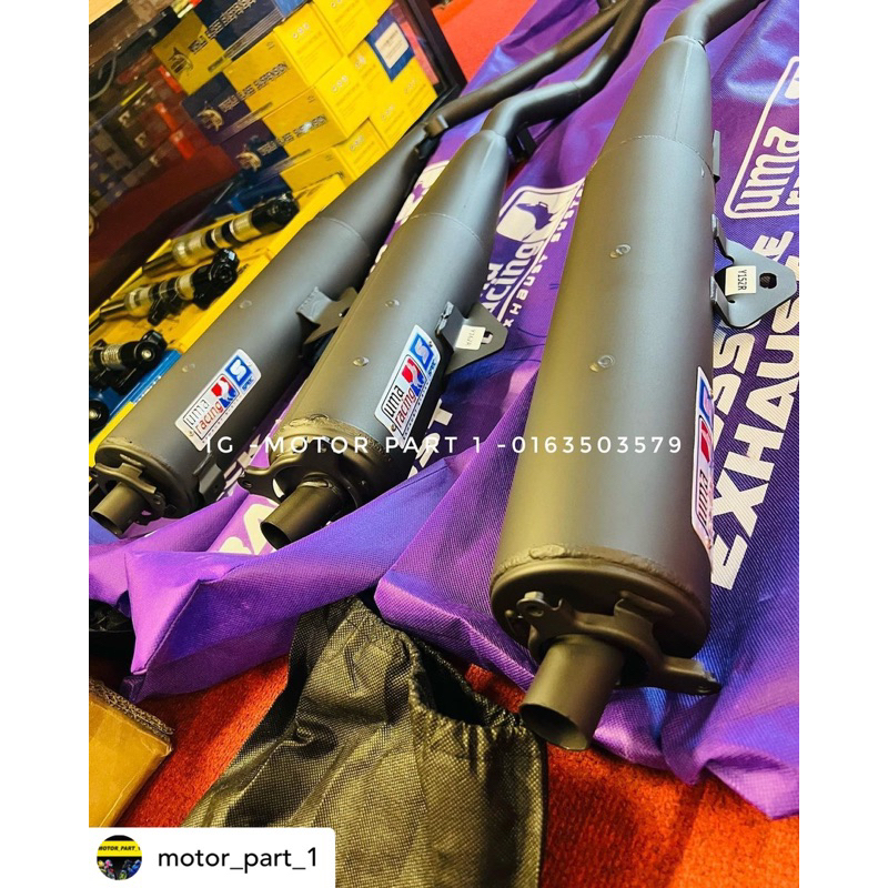 EXHAUST UMA RACING CUTTING STANDARD BACK PRESSURE/THRU PREASSURE ...