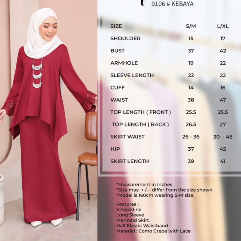 (S-XL) MAROON MERAH TEMA KURUNG DRESS DINNER BRIDESMAID WEDDING BAJU ...