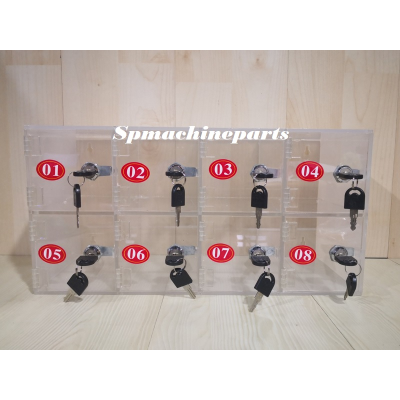 Handphone Locker / Mobile Locker With Door Locks & Key Wall Mounted ...